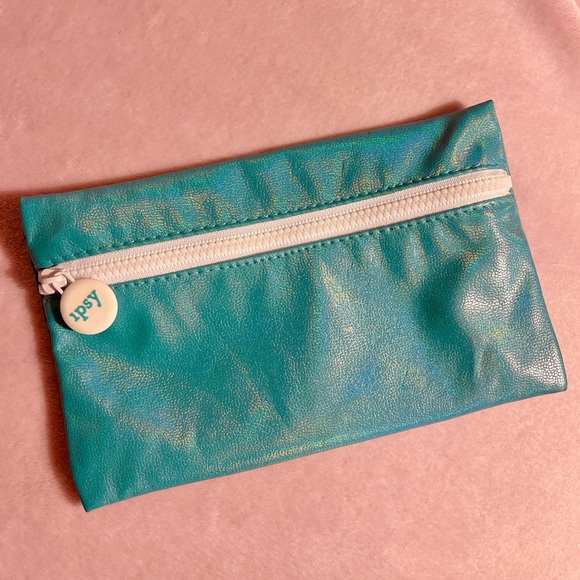 ipsy | Bags | Ipsy Nothing But Water Aqua Blue Holographic Bag | Poshmark